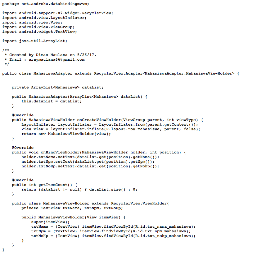 Tutorial Android: RecyclerView dan CardView - Teknologi