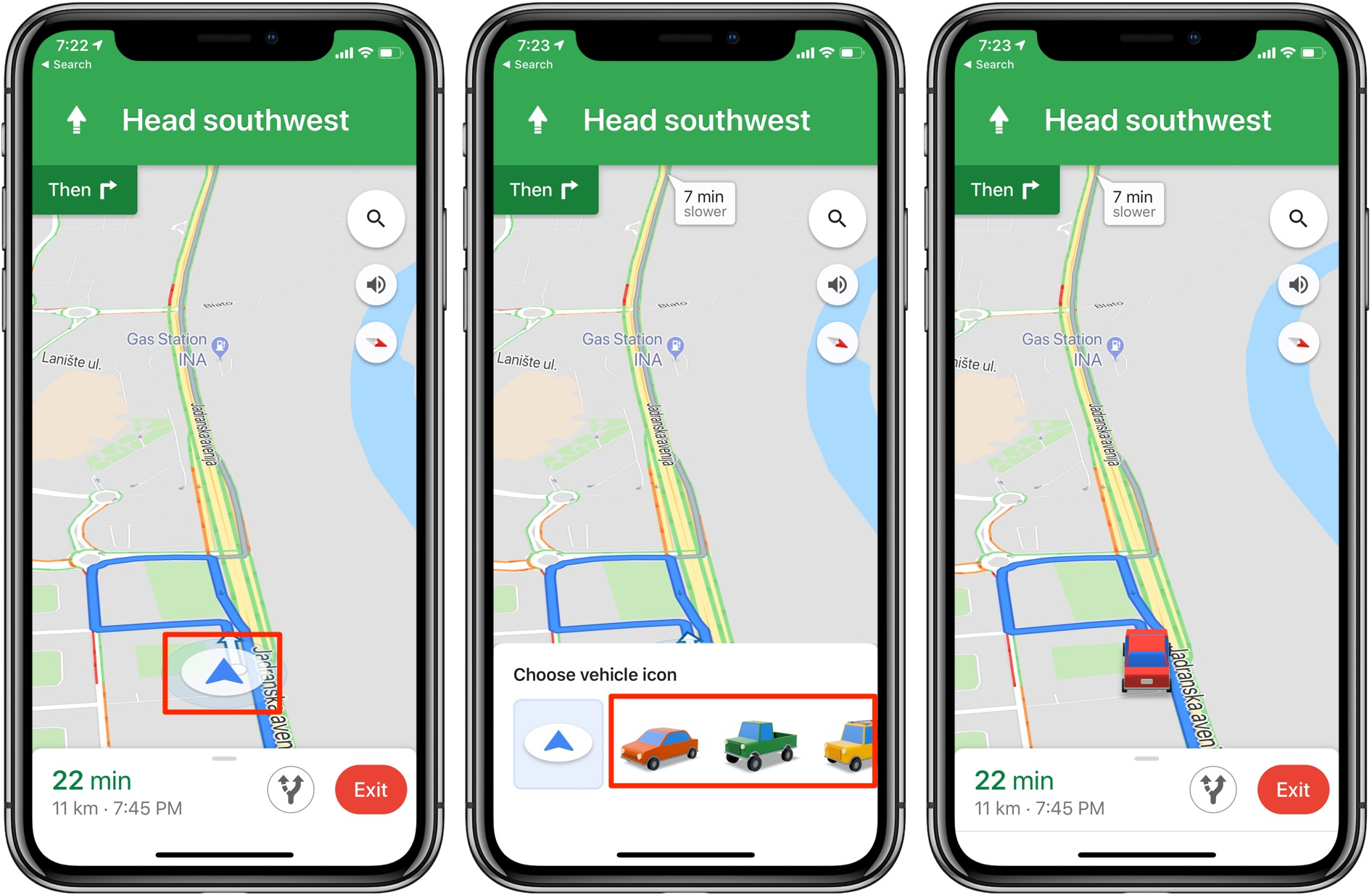 Google Maps Tambahkan Ikon Mobil Lucu di Aplikasinya - Teknologi