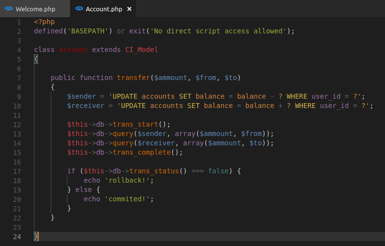 Database Transaction dengan PDO, Codeigniter dan Laravel - Teknologi