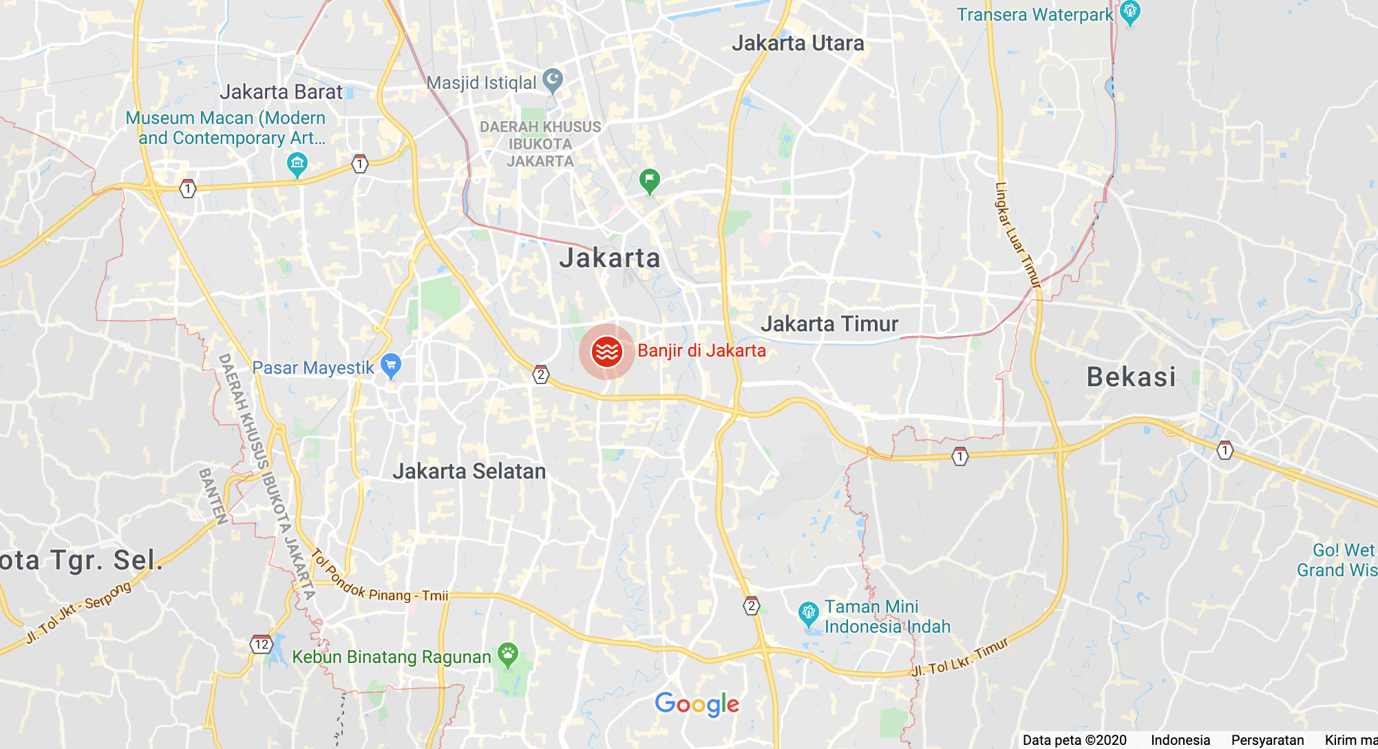 Google Maps Jakarta - Management And Leadership