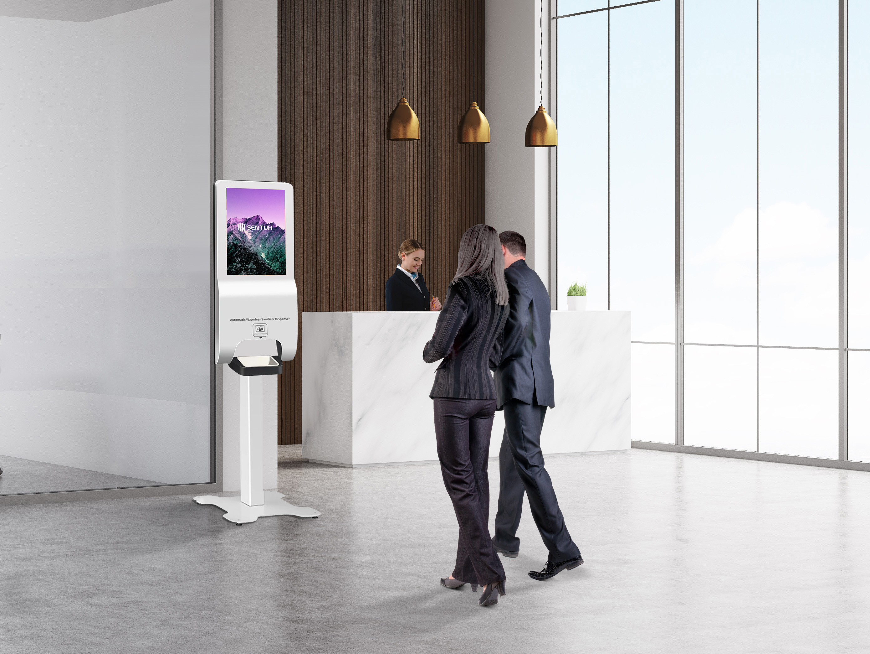 Hand Sanitizer Kiosk untuk Adaptasi Kebiasaan Baru - Teknologi