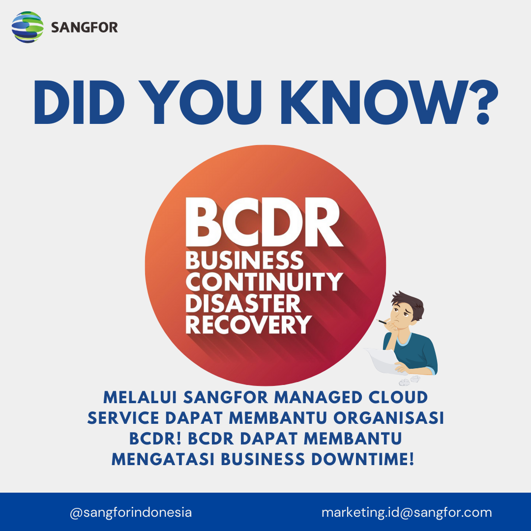 Business Continuity Disaster Recovery Aplikasi dan Servis - Teknologi