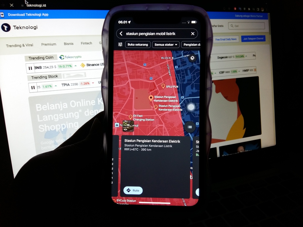 Demam Mobil Listrik, Kini Google Maps Tampilkan Fitur Pengisian ...