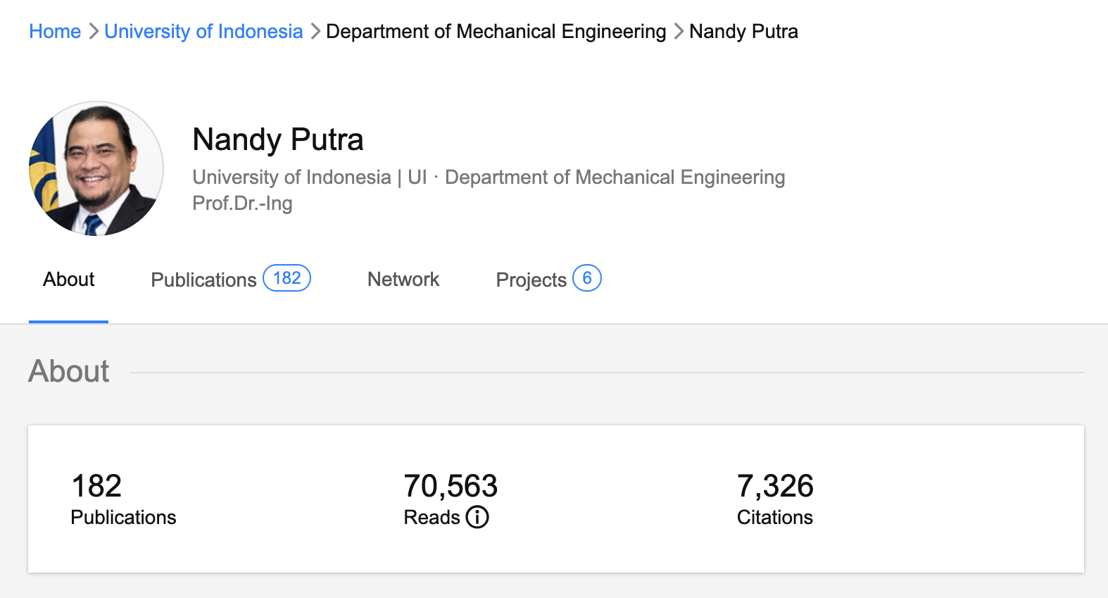 Mengenal Nandy Putra, Dosen UI Peringkat 31 'Indonesia Top 10.000 ...