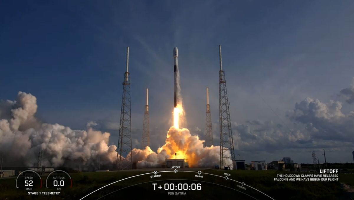 Satelit Indonesia Satria-1 Sukses Melesat ke Angkasa dari Landasan ...