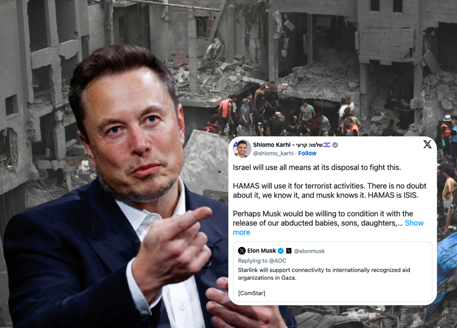 Israel Bakal Halangi Elon Musk untuk Sediakan Internet Starlink di Gaza ...