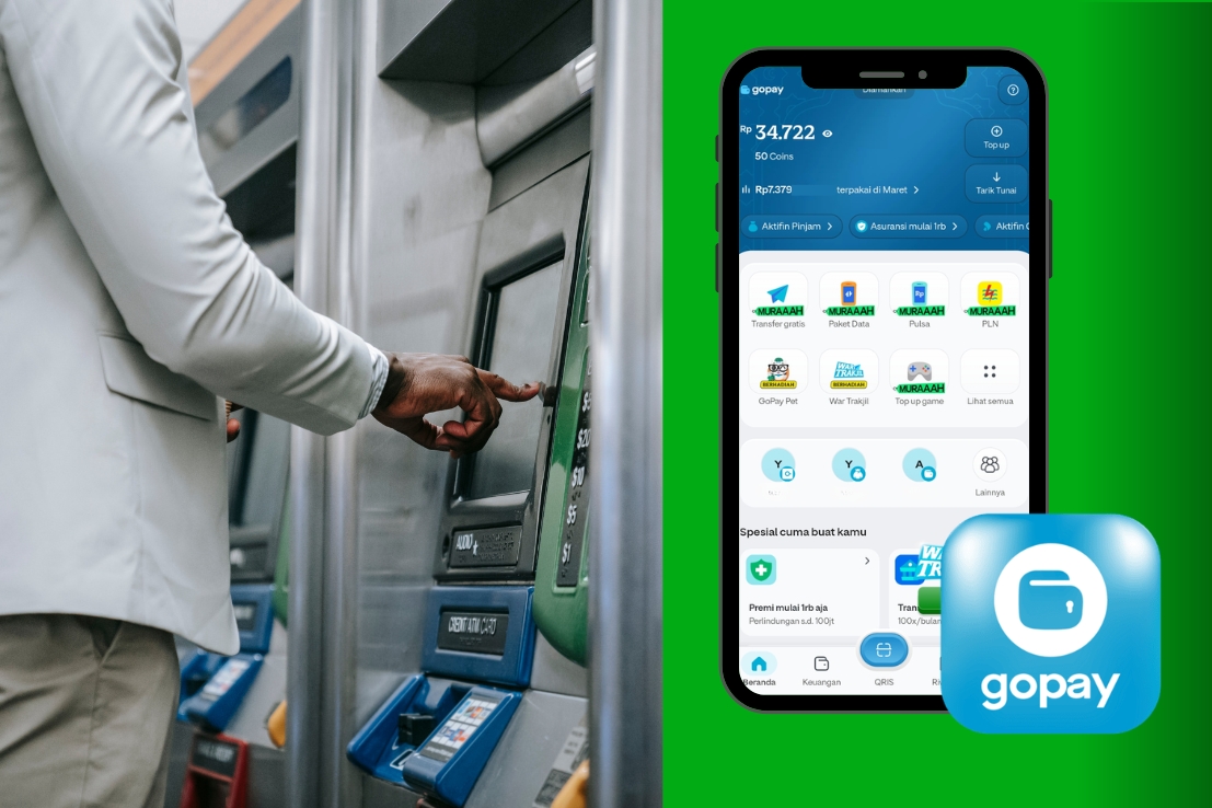 Tanpa Kartu ATM! Begini Cara Cairkan Saldo GoPay di Jaringan ATM BRI ...